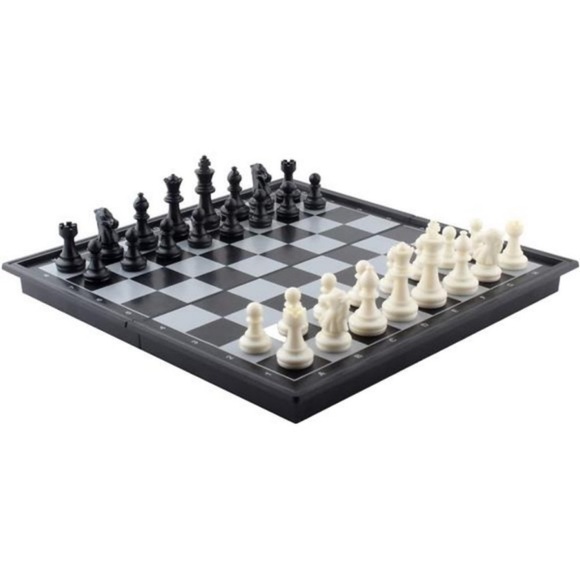 Games | Magnetic Travel Chess Set With Folding Board Portable Chess ...